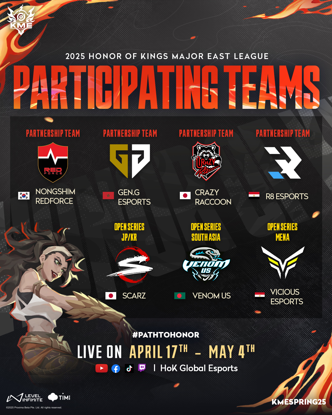 Honor of Kings esports regional leagues kick off with biggest ...