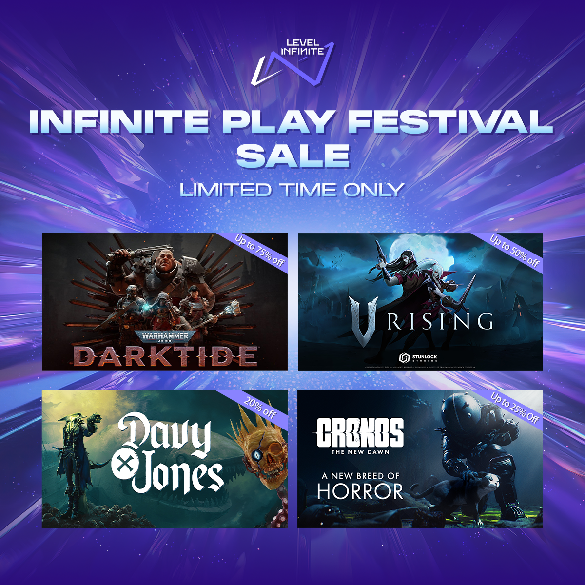 Level Infinite 4th Anniversary Kicks Off with Steam Deals! - Level Infinite